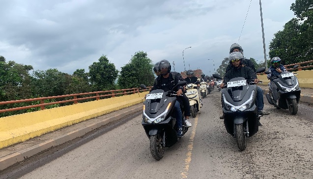 Rasakan Canggihnya Honda RoadSync, Sinsen Gelar New Honda PCX160 Media Exploration